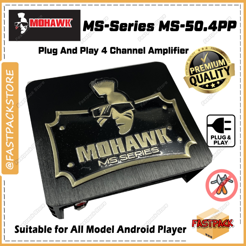 MOHAWK MS Series 4 Channel Amplifier DSP MS-50.4PP 50W×4 All Android ...