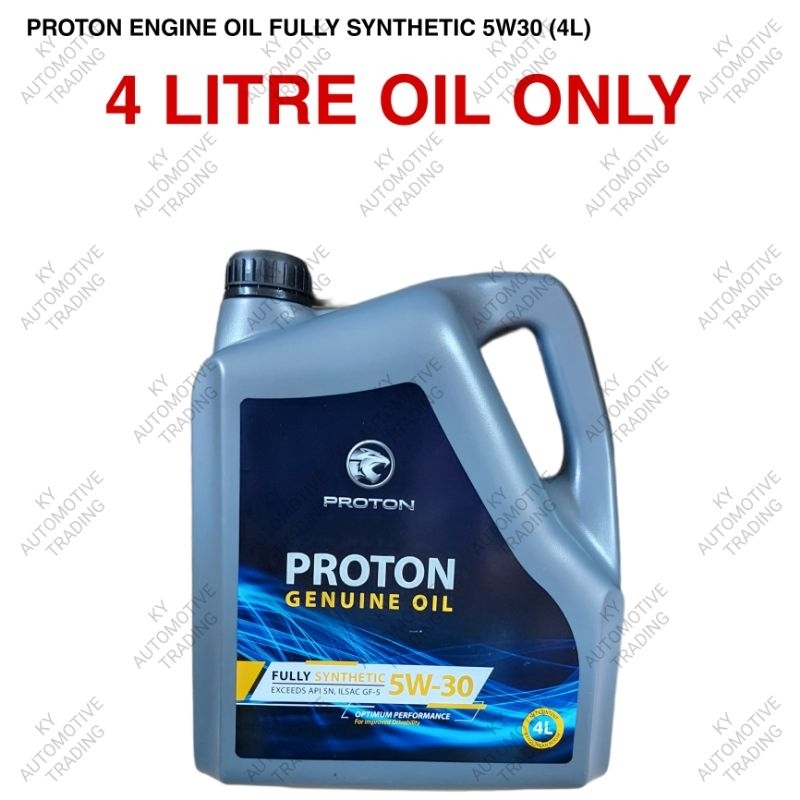 [PROTON] PETRONAS 5W30 4L/5L FULLY SYNTHETIC ENGINE OIL MINYAK HITAM ...