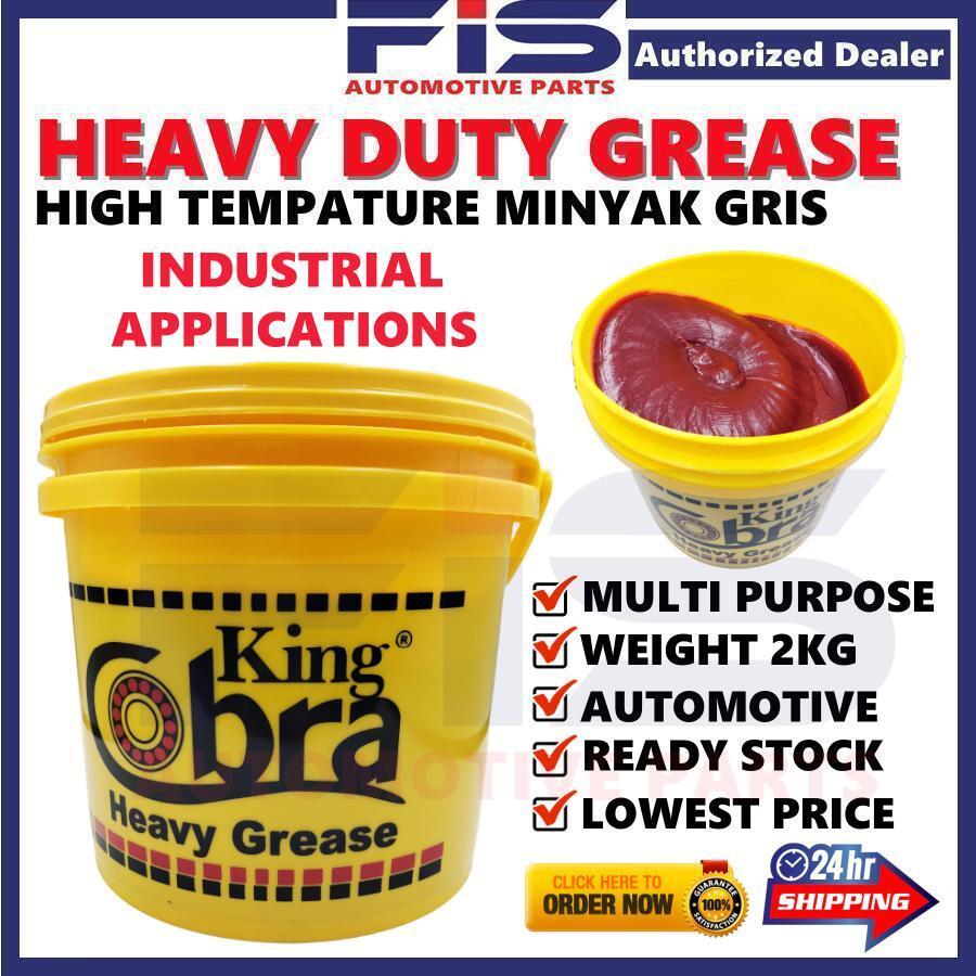 FIS King Cobra Heavy Grease Multi purpose Red Color 2Kg Car Truck ...