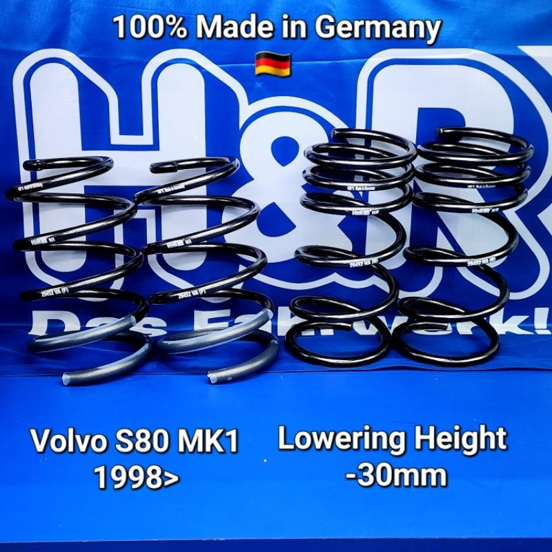 Volvo S80 MK1 - H&R Sport Springs | Shopee Malaysia