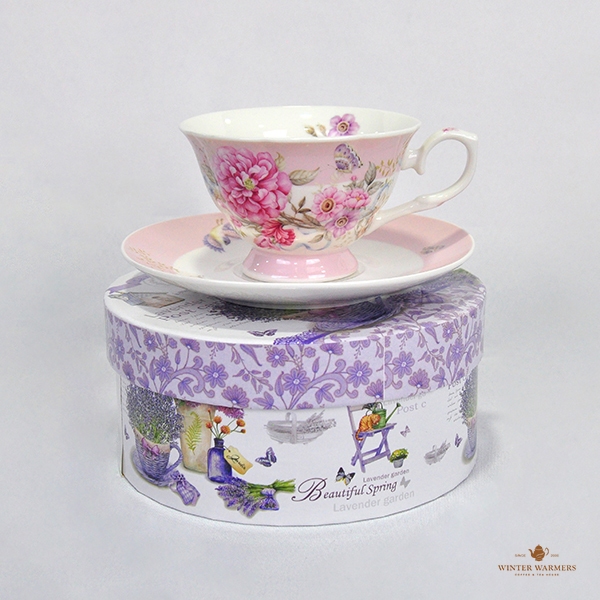 Single Teacup (Flower & Pink Teacup) | Shopee Malaysia