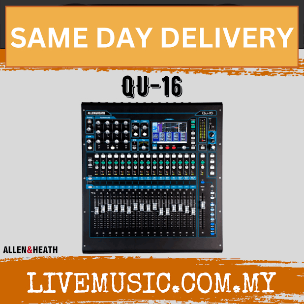 Allen & Heath Qu-16 Chrome Edition Digital Mixer ( Qu16 / Qu 16 ...