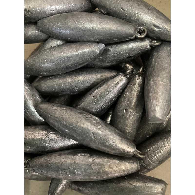 batu timah ladung CL/ fishing lead sinker | Shopee Malaysia