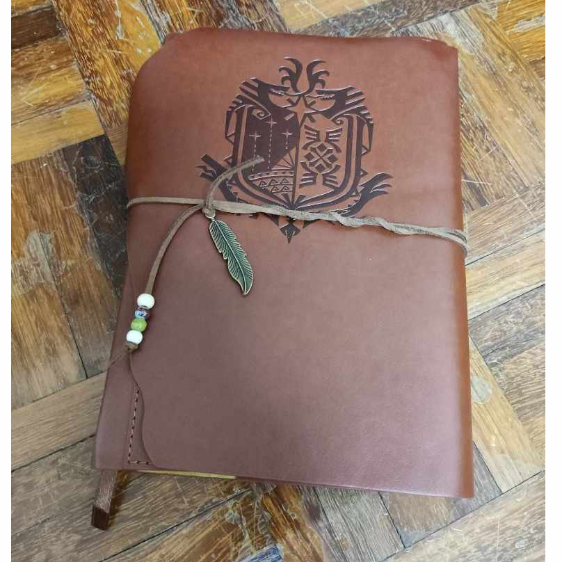 Monster Hunter World Vintage style Notebook Skin + Notebook | Shopee ...