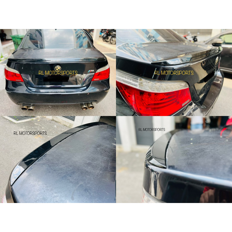 BMW E60 M5 M sport V2 Rear boot boot trunk ducktail lip spoiler bodykit ...