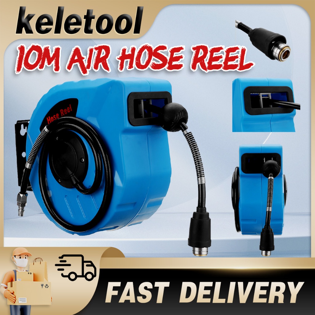 hose reel 20M Compressor angin hose reel Retractable Auto Rewind Air ...