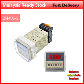 DH48S-S Digital AC 220V Precision Programmable Time Delay Relay + Socket Base | Shopee Malaysia