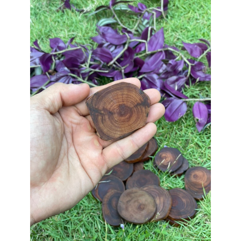 Kepingan Kayu Raja Merah Asli (Polished) | Shopee Malaysia