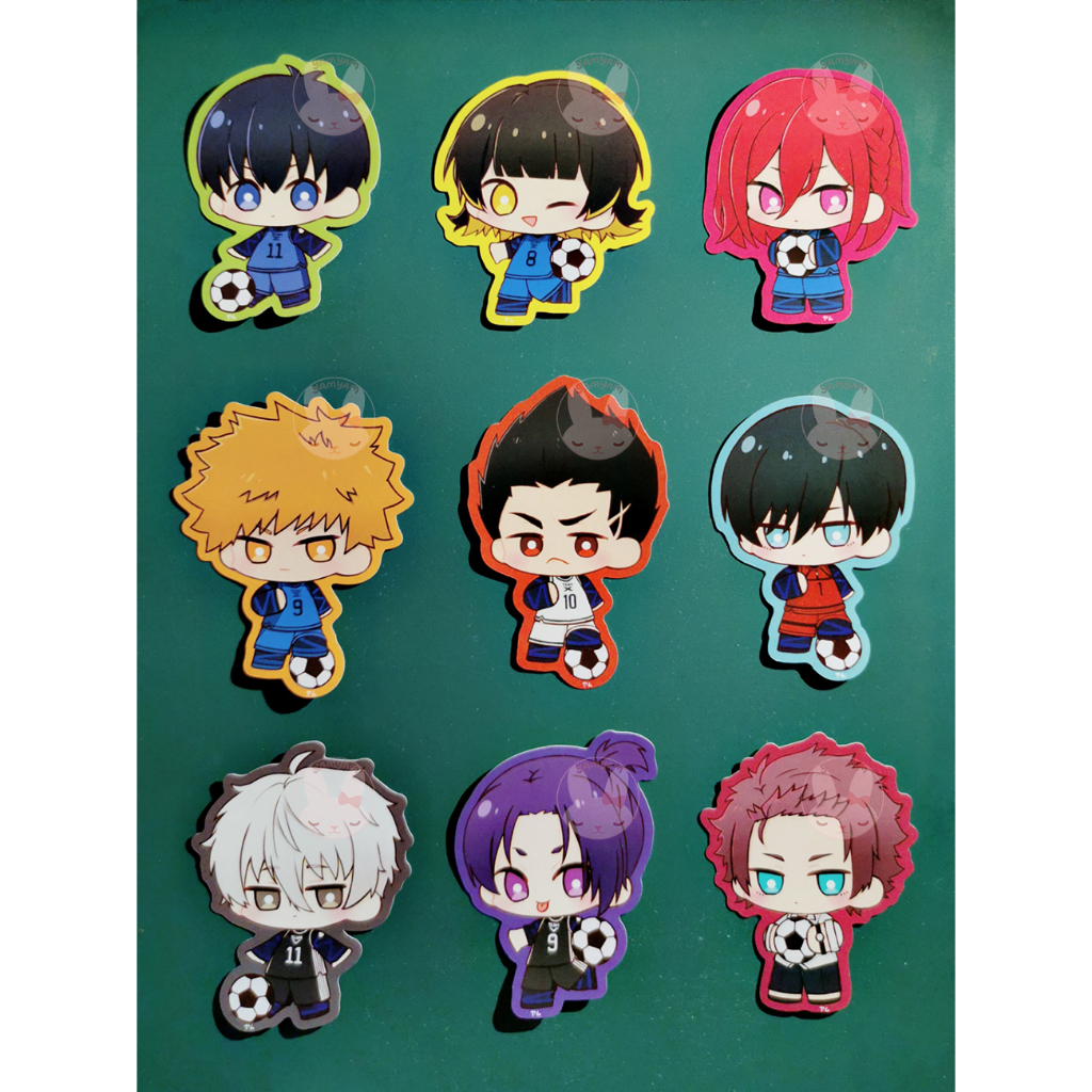 ~YamuCorner~ ⚽ Blue Lock 6~7CM Doujin Merchandise Sticker Anime Isagi ...