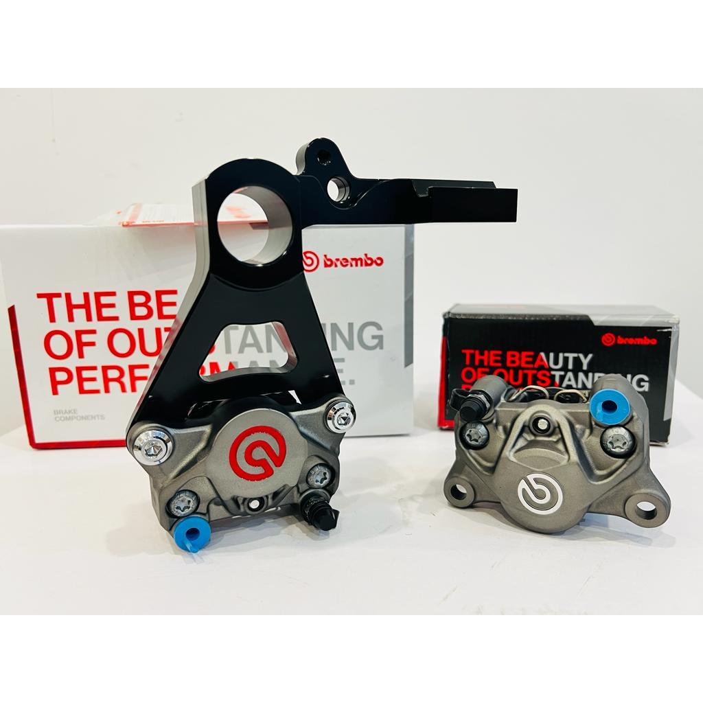 BMW S1000RR Front & Rear Original Brembo M3 P34 Silver Red Logo 4 Pot ...