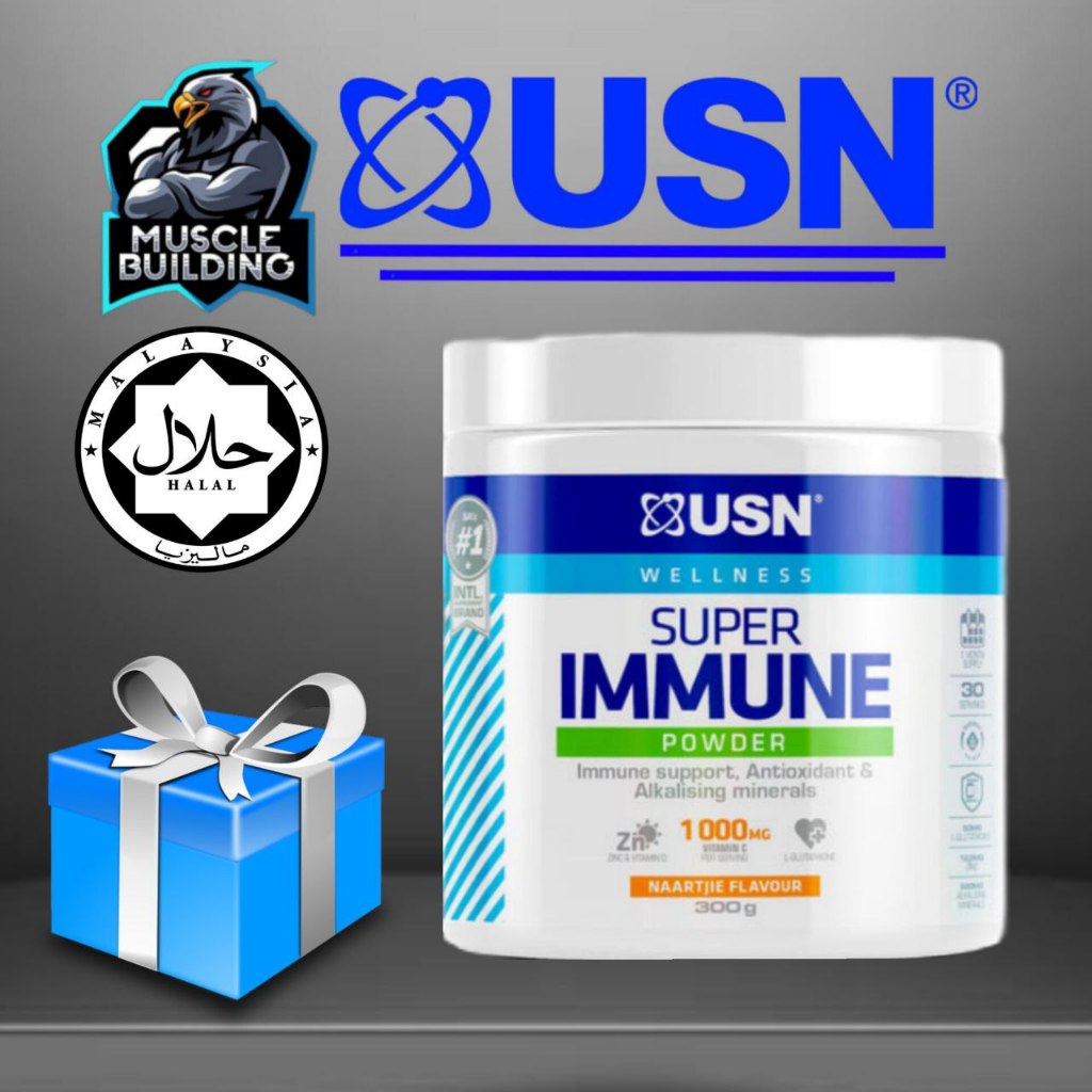 USN Super Immune Powder 300 g (30 servings) Halal | Shopee Malaysia