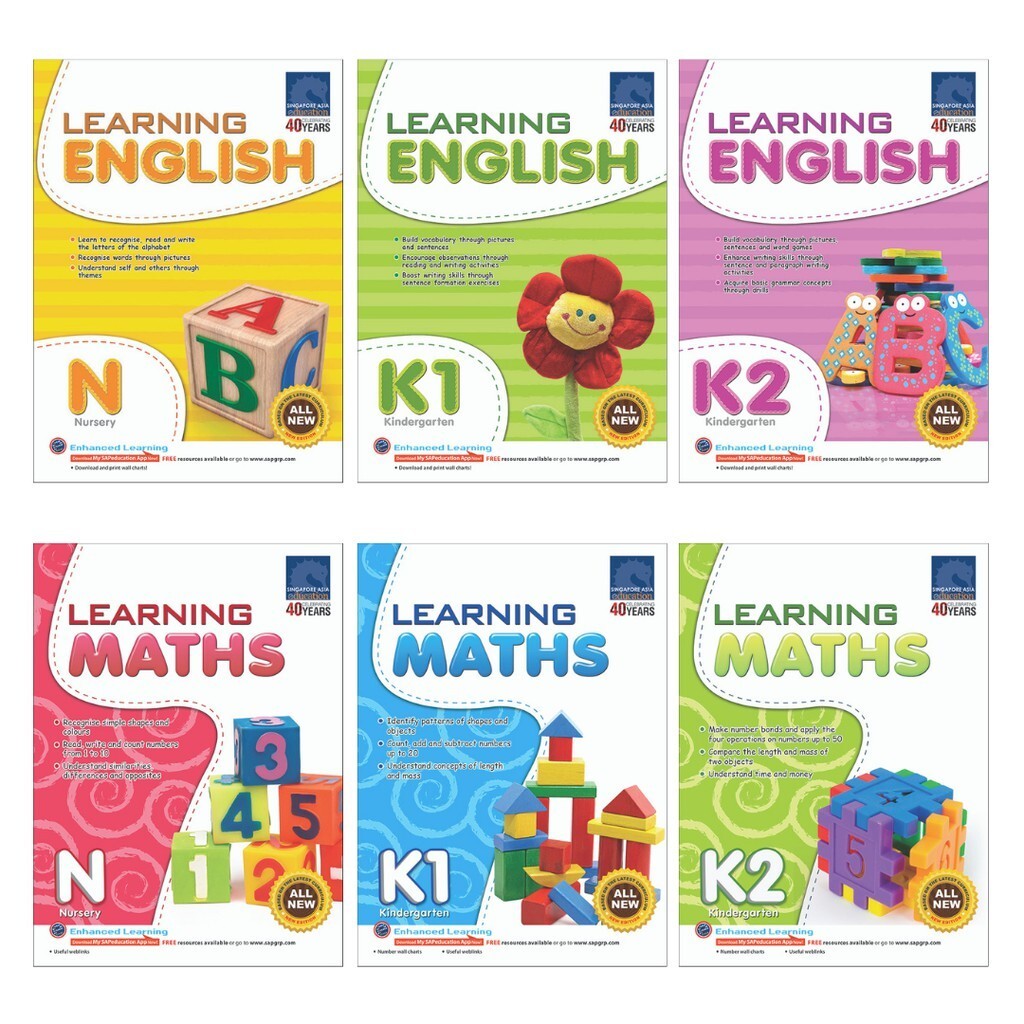 Learning English / Maths Series for Nursery and Pre-School | Topical ...