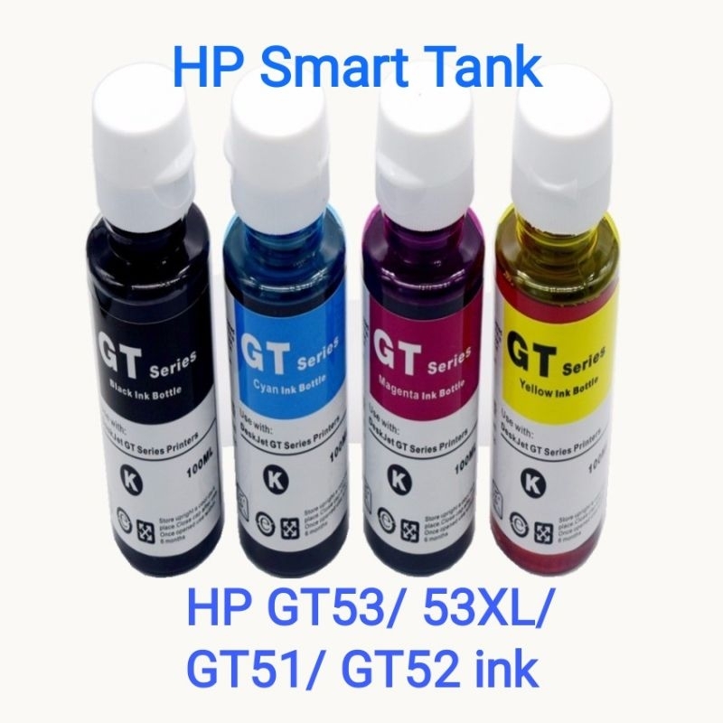 HP GT51 (XL) refill ink GT52 (100ml) compatible for GT5810 , GT5820 ...