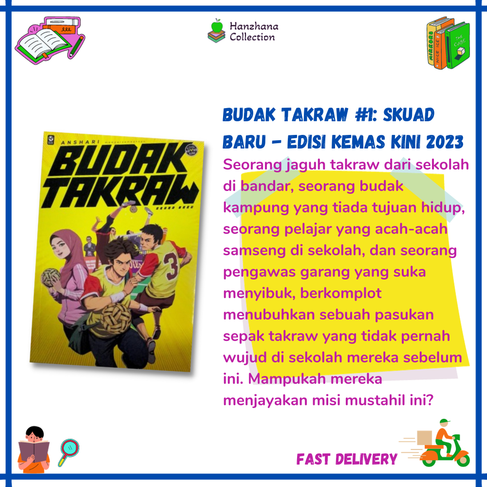 Komik M : Budak Takraw #1: Skuad Baru by Mohd Anshari - Edisi Kemas Kini 2023 | Shopee Malaysia