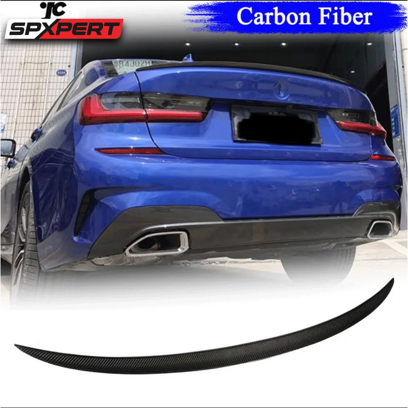 Bmw g20 spoiler carbon fiber V2 | Shopee Malaysia