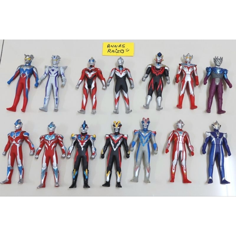 Ultraman Ultra Hero Softvinyl Sofubi Figures 5.5 inch (USED) | Shopee Malaysia