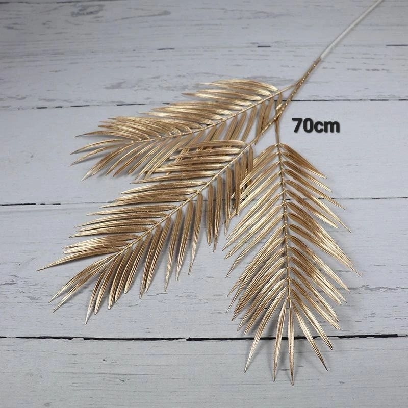 ARTIFICIAL GOLD LEAVES/新年装饰/发财果 /Daun Kipas Kering/daun/hiasan pelamin ...