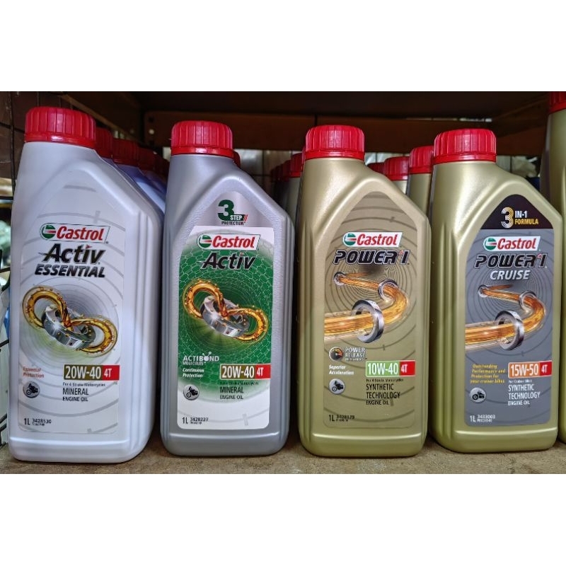 [100%ORIGINAL] CASTROL MOTORCYCLE ENGINE OIL | Shopee Malaysia