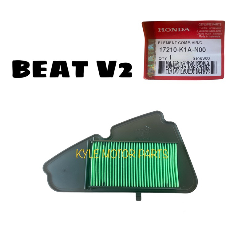 BEAT V2 AIR FILTER / AIR CLEANER ORIGINAL HONDA 100% | Shopee Malaysia