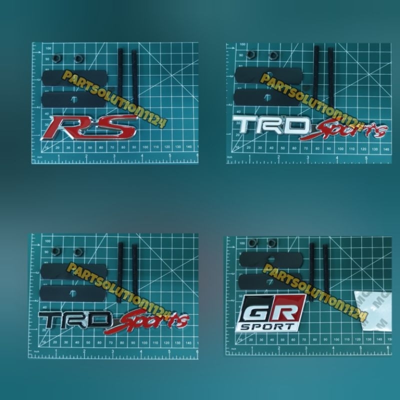 TRD SPORTS EMBLEM STEEL TOYOTA/TRD/SPORTS/GR | Shopee Malaysia