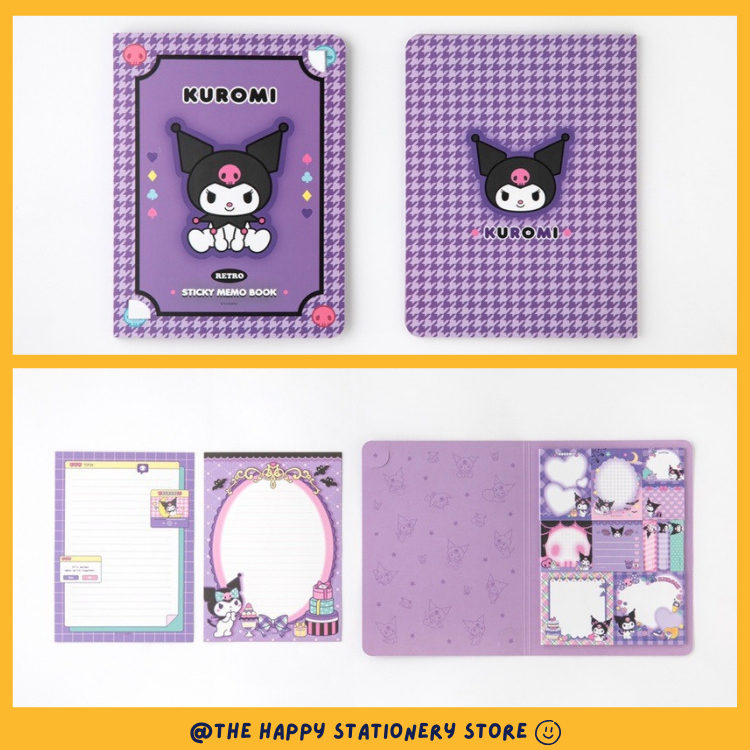 [Ready Stock] Cartoon Tearable Sticky Note Set Kuromi Pompompurin ...