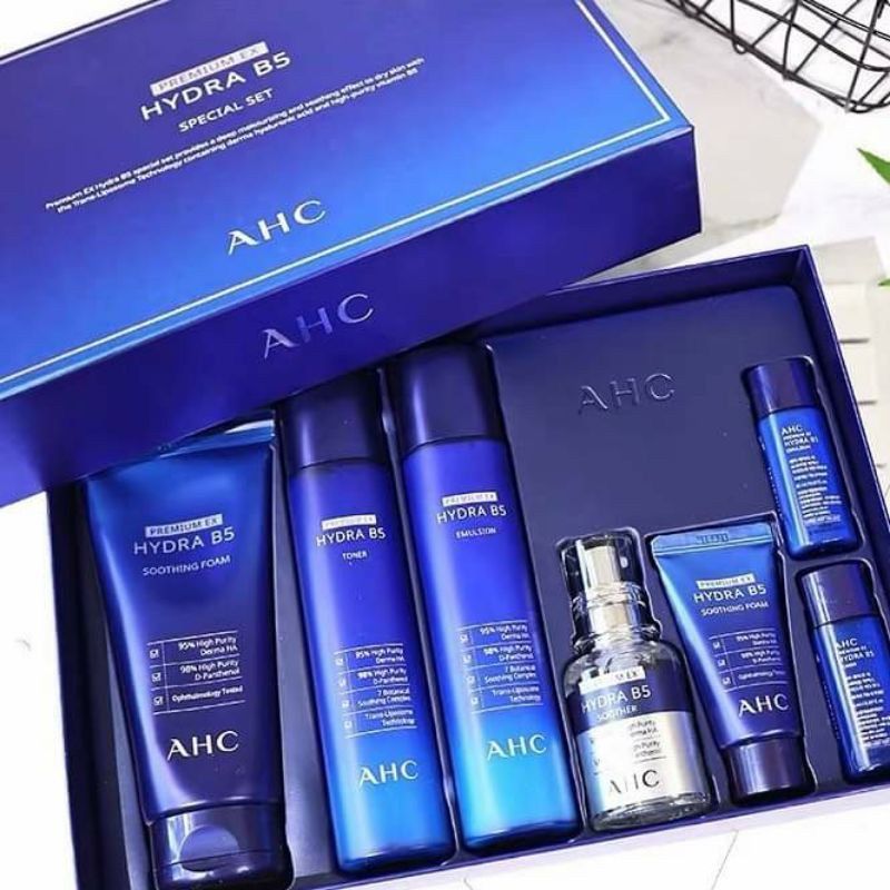 🔥Ready Stock🔥 AHC Premium "EX" Hydra B5 Special Set + Trial Kit 保濕玻尿酸套裝 ...