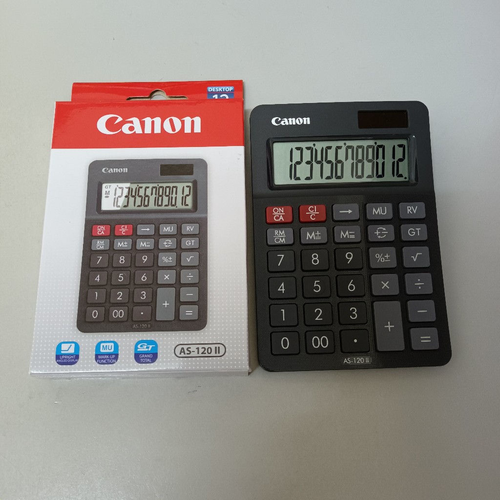 Canon Calculator 12 Digits AS-120 II | Shopee Malaysia