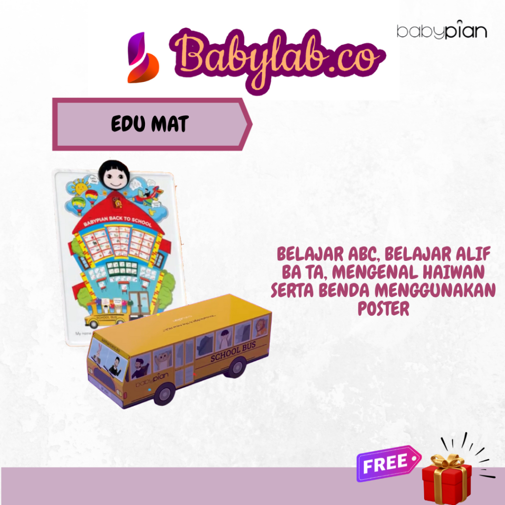 BABYPIAN | BACK TO SCHOOL EDU MAT POSTER BERBUNYI BELAJAR ABC HIJAHIYAH ...