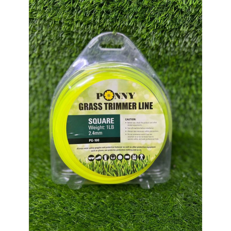 (Ready Stock) PONNY PG-100 Grass Trimmer Line (1LB / 2.4MM) / Tali ...