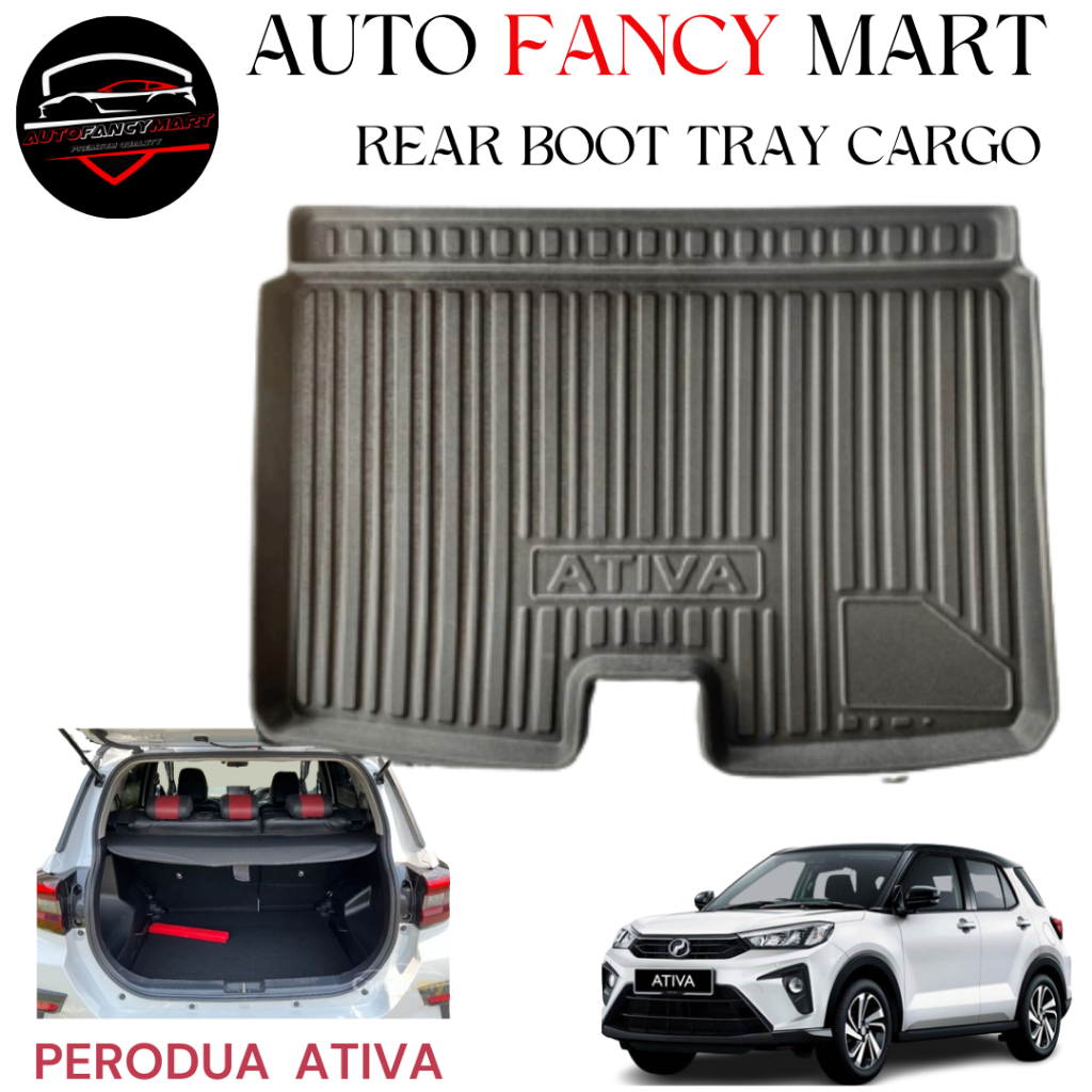 PERODUA ATIVA REAR CARGO BOOT TRAY CAR ACCESSORIES | Shopee Malaysia