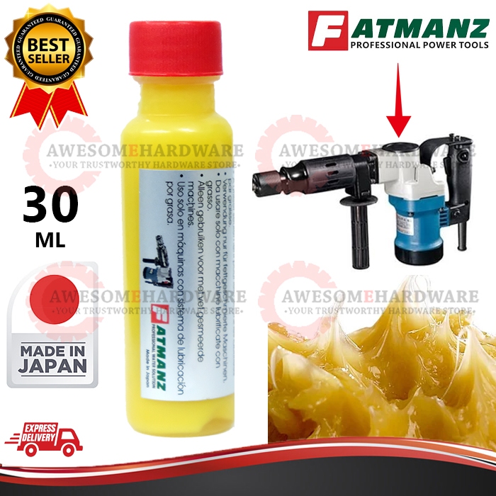 (30ML) FATMANZ JAPAN POWER TOOLS GREASE FOR DEMOLITION HAMMER ROTARY DRILL 0810 | Shopee Malaysia