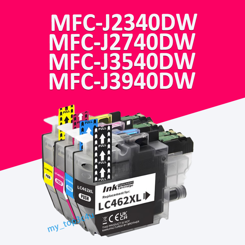 Brother LC462 LC 462 LC462Bk LC462C LC462Y LC462XL LC 462 XL Ink ...