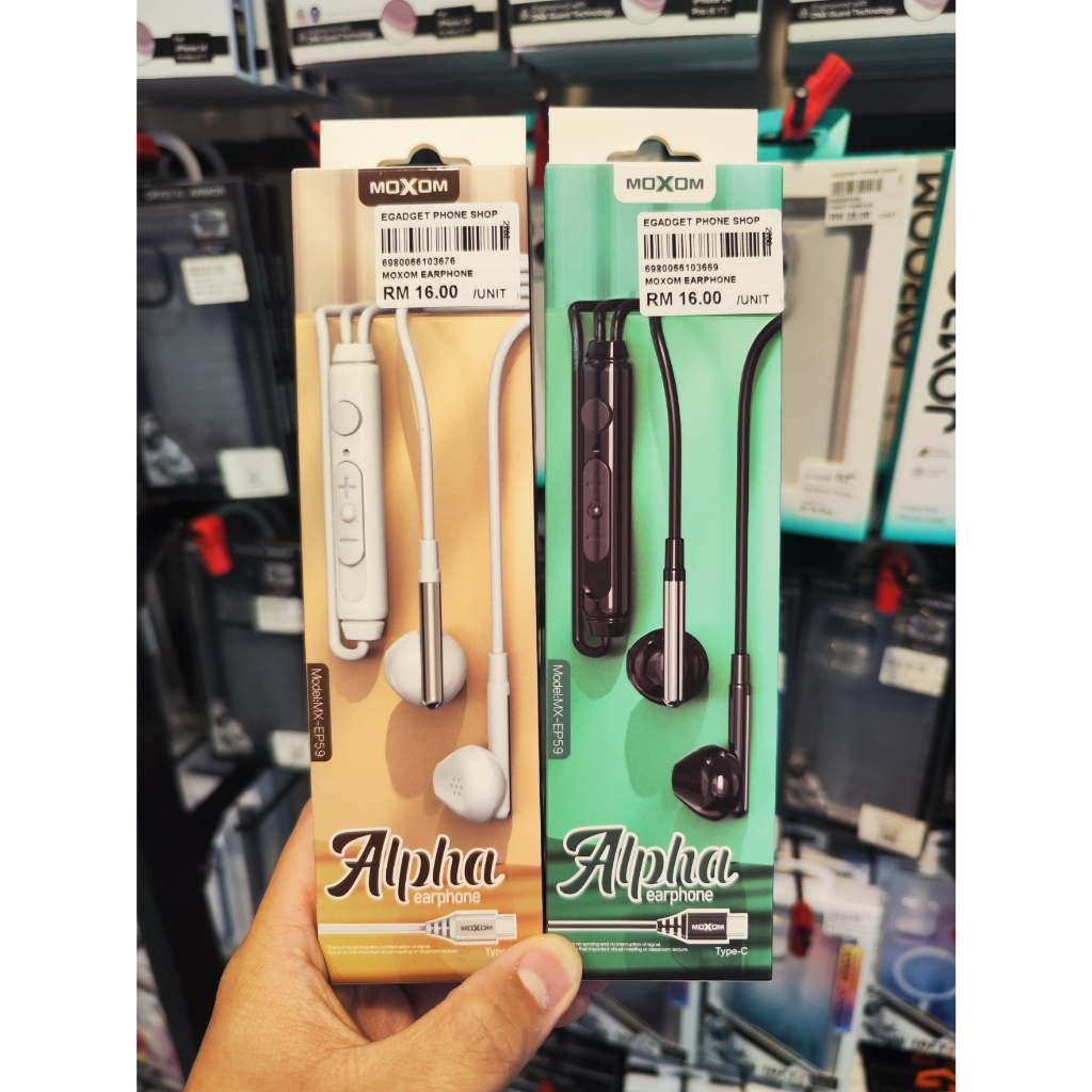 Moxom MX-EP59 Type-C Wired Alpha Earphone | Shopee Malaysia