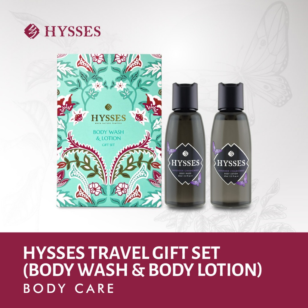Hysses Travel Gift Set (Body Wash & Body Lotion) | Shopee Malaysia
