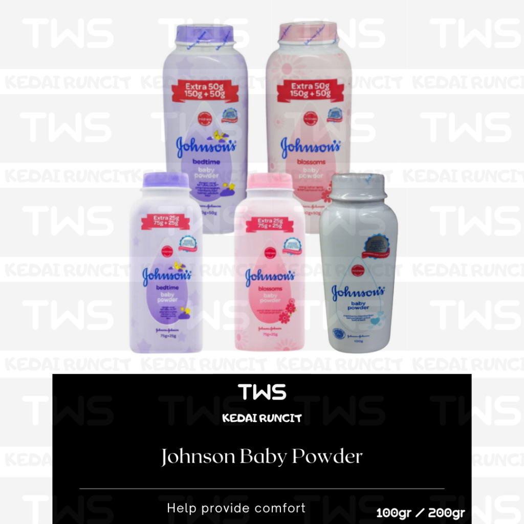 Johnson's Baby Powder Regular / Blossom 75g+25g (100g)/150g+50g(200 ...