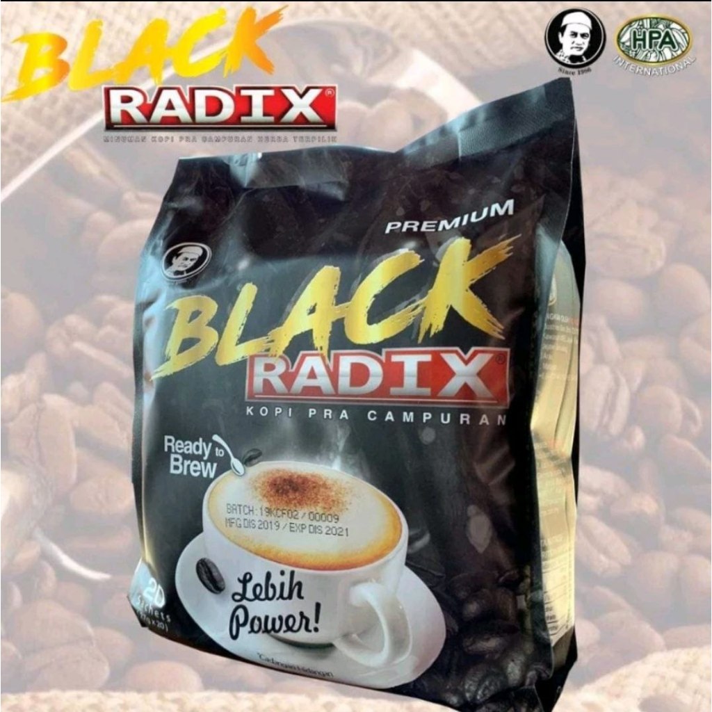 HPA RADIX BLACK ORIGINAL | Shopee Malaysia