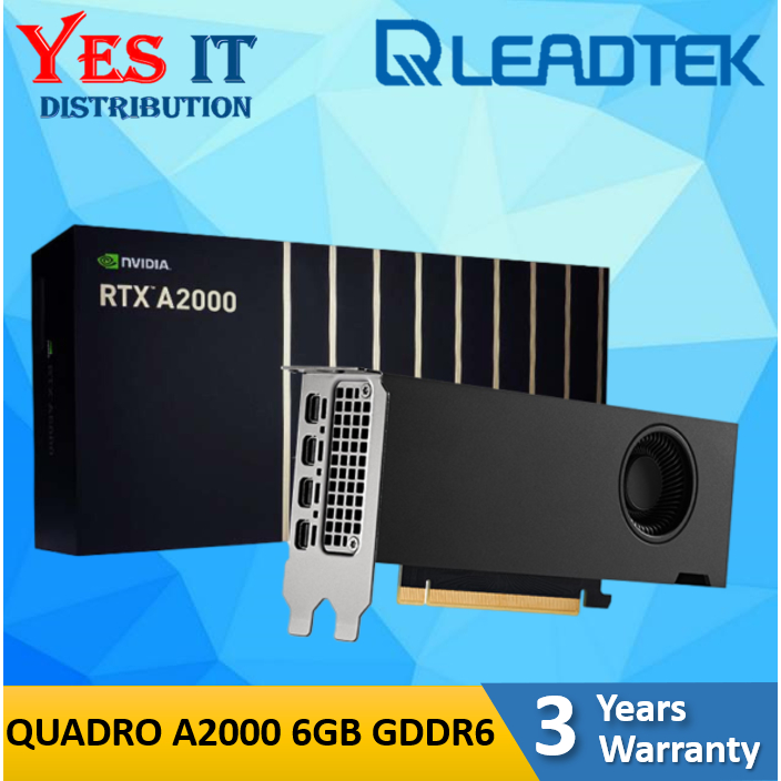 LEADTEK QUADRO NVIDIA RTX A1000 8GB / NVIDIA RTX A2000 12GB / NVIDIA RTX A4000 16GB GRAPHIC CARD ...