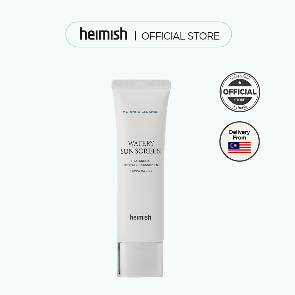 heimish Moringa Ceramide Hyaluronic Hydrating Watery Sunscreen (50ml ...