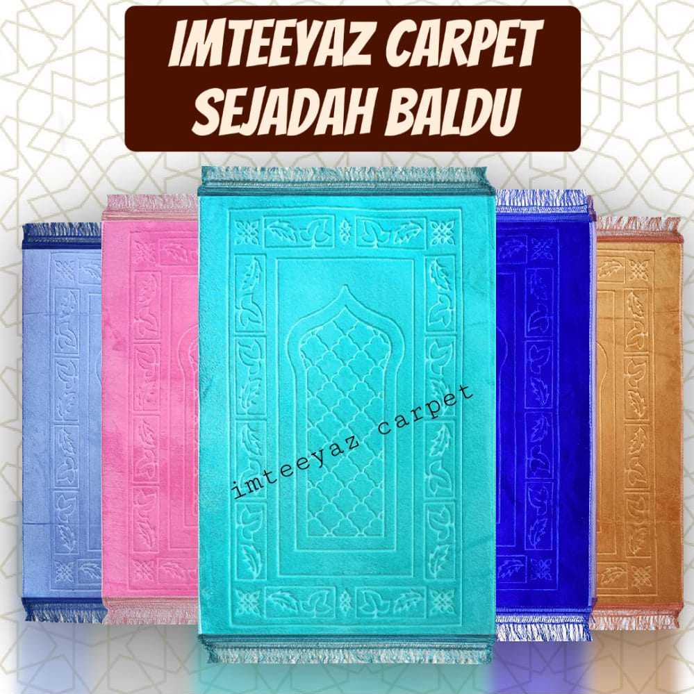 SAJADA BALDU LUMBUT IMAM TEBAL DAN GEBU EMBOSSED | Shopee Malaysia