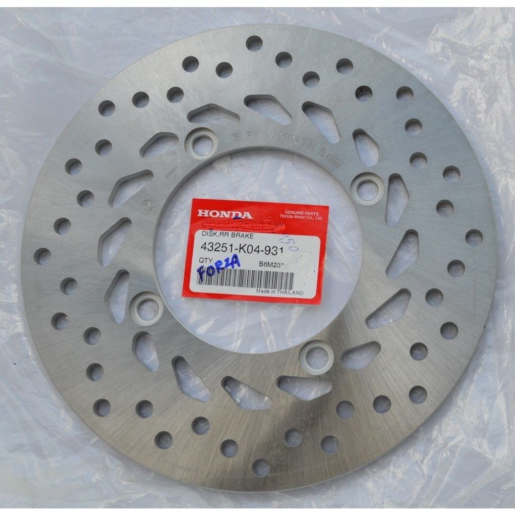 FORZA300 REAR DISC PLATE 100% ORIGINAL 43251-K04-931 PIRING DISC ...