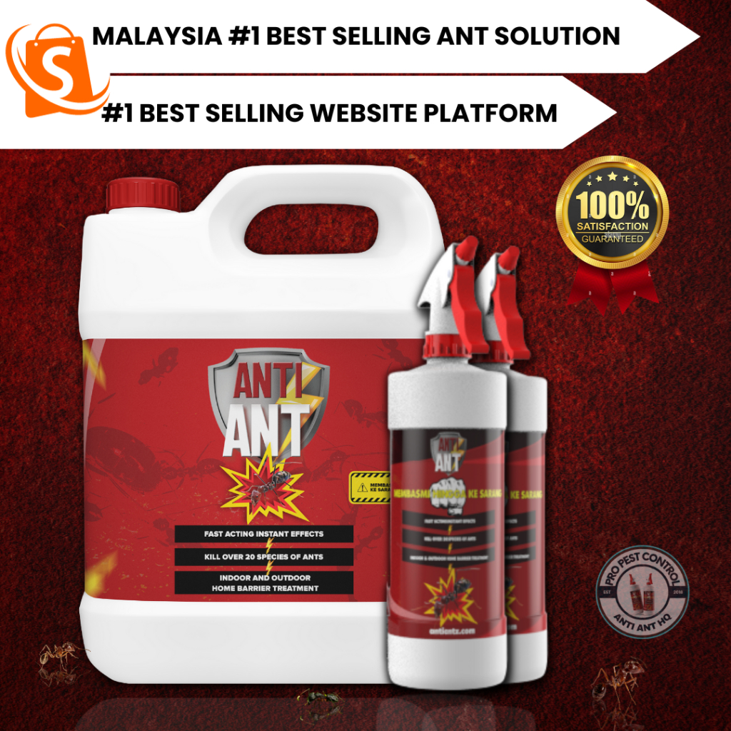 ANTI ANT - SPRAY SEMUT - ANT BAIT - ANT SOLUTION - RACUN SEMUT PALING BERKESAN | Shopee Malaysia