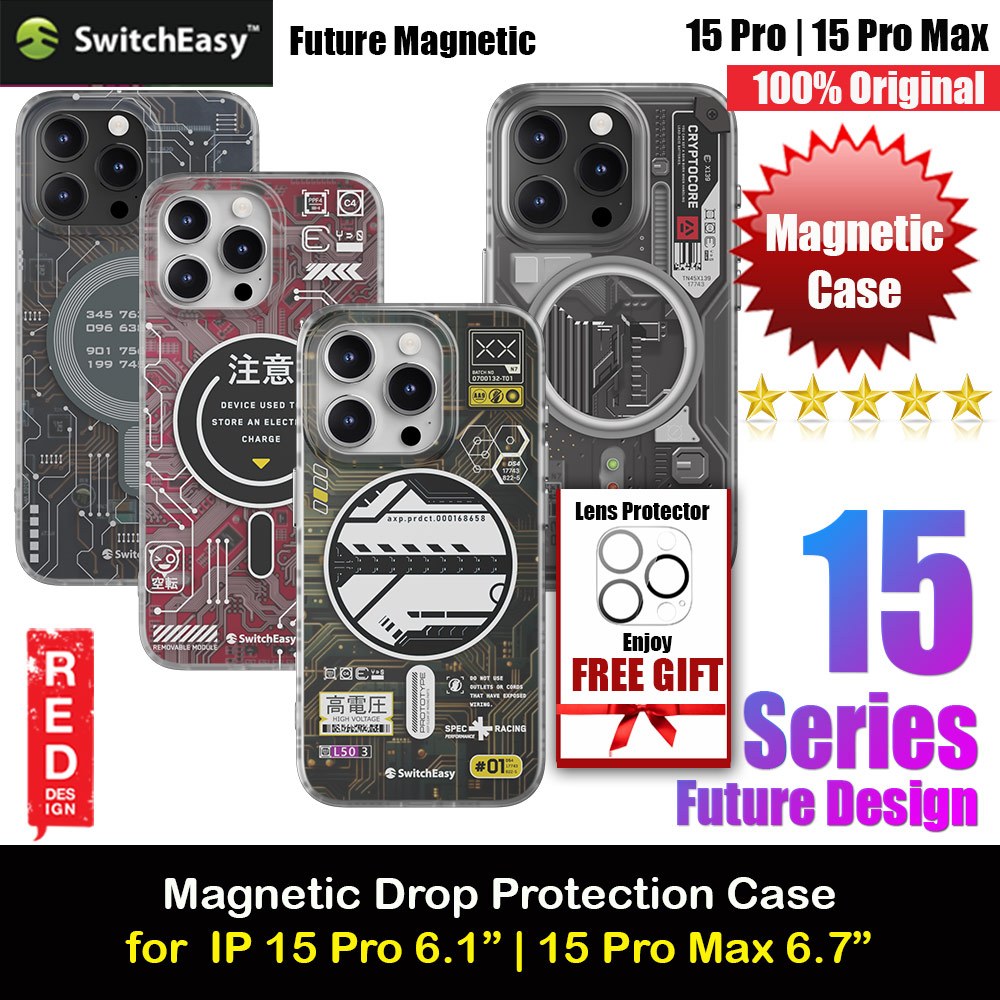 Switcheasy Future Mecha Circuit Electronic Panel Chipset Cyber Case ...