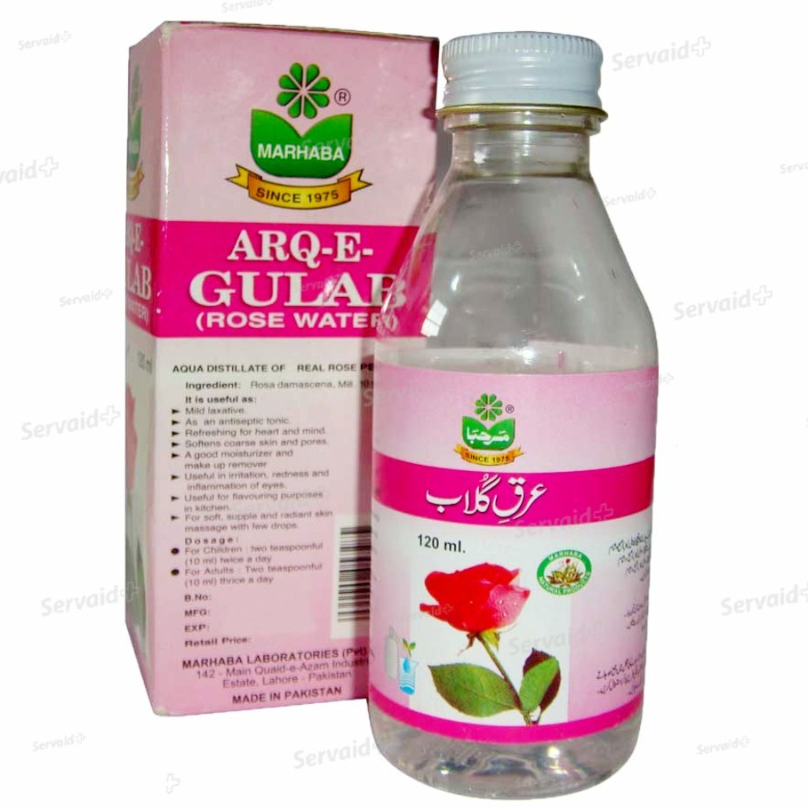Rose Water | Marhaba Arq-e-Gulab (Rose Water) 120ml | Shopee Malaysia