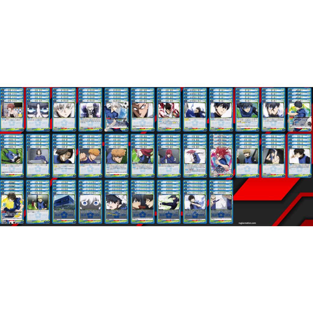 Union Arena TCG - Blue Lock Full SR/RUC Playset (Blue) | Shopee Malaysia
