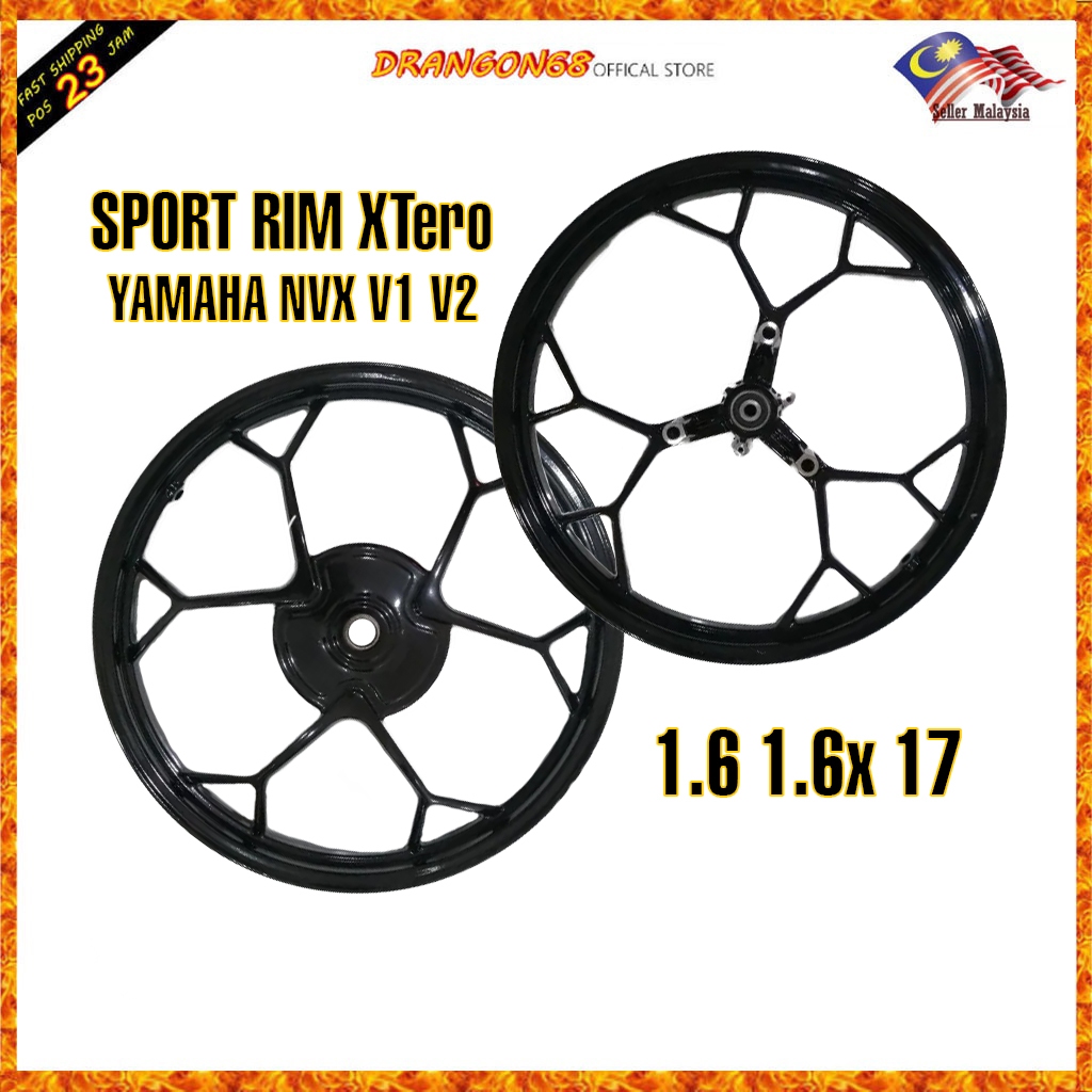 XTERO @ AEROX THAI @ X33 @ HYPERTECH @ ENKEI DESIGN 17INCI YAMAHA NVX ...