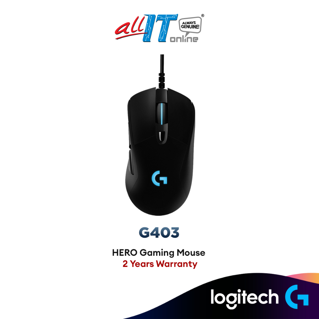 Logitech G403 HERO Gaming Mouse | Shopee Malaysia