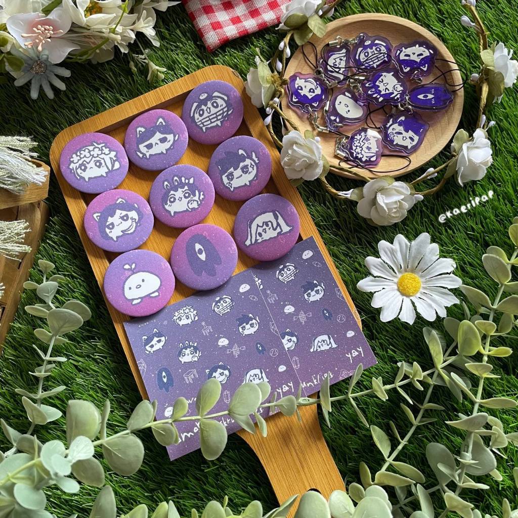 OMORI skrunkly creatures | charms, standees, stickers & stardust badges ...