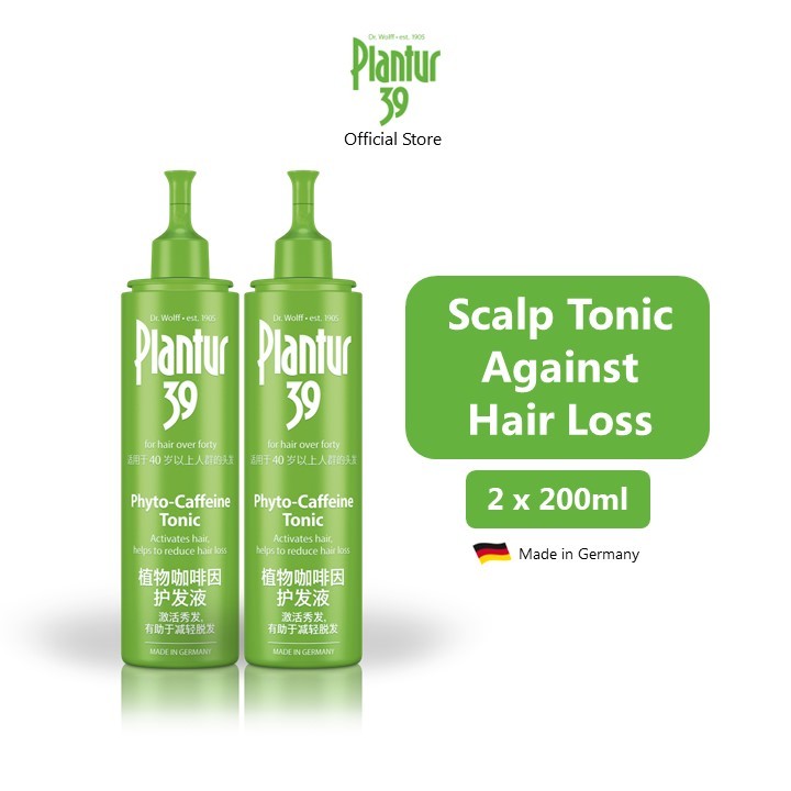 Plantur 39 Phyto-Caffeine Prevent Hair Loss Roots Tonic (2 x 200ml ...