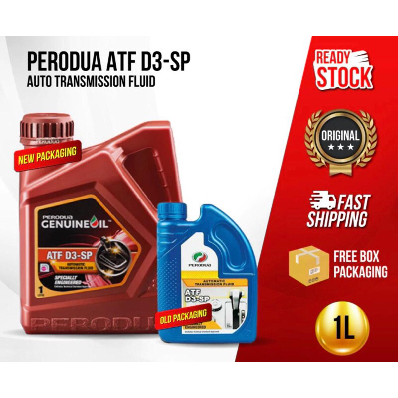 PERODUA ATF D3 SP Auto transmission fluid gear oil (1L) Myvi Alza viva ...