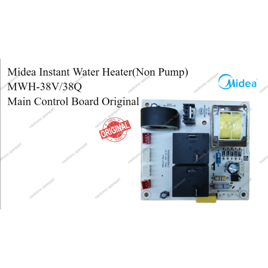 Accessories/Spare Part- Midea Instant Water Heater(Non Pump) MWH-38V/38Q Main Control Board ...